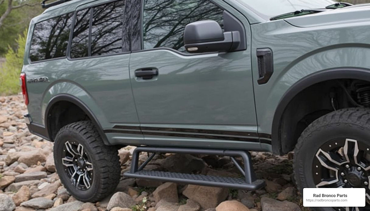 Ford Bronco Owners: Discover the Best Rock Rail Steps